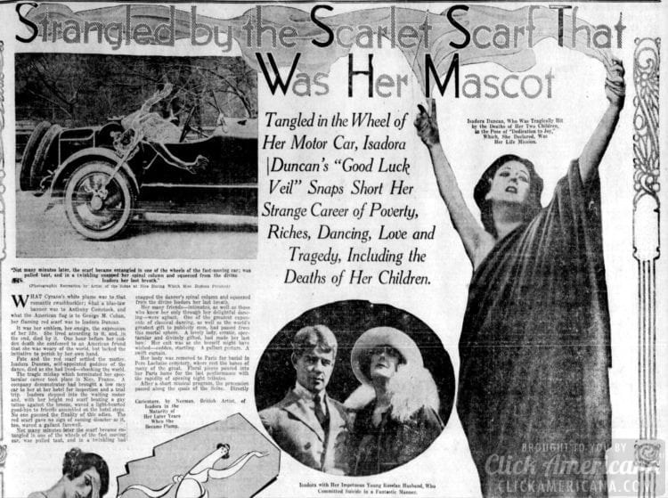 Isidora Duncan: She danced half-naked, loved the young Yesenin, and ...