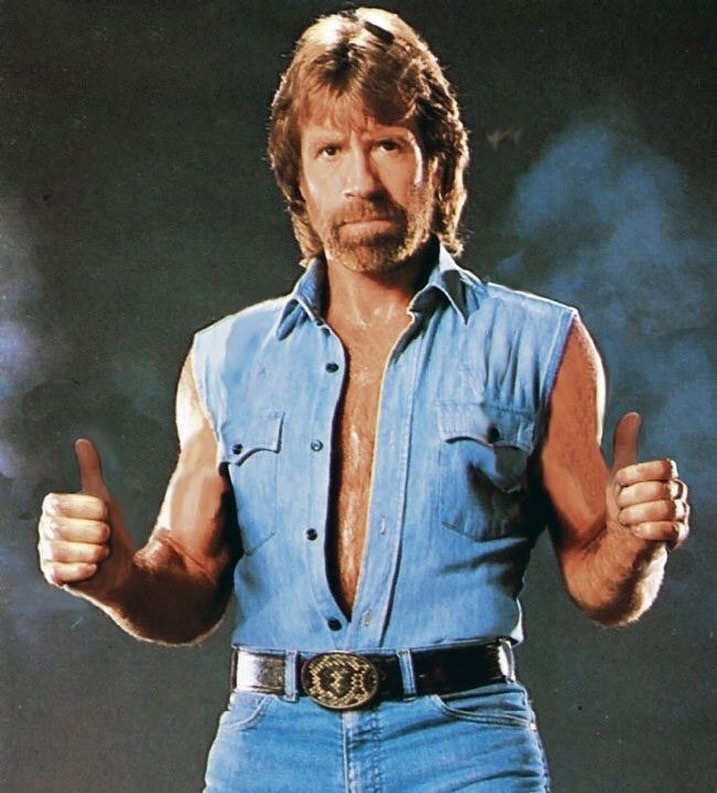 Only Chuck Norris catches the eye in the sun: The famous actor turns 80 ...