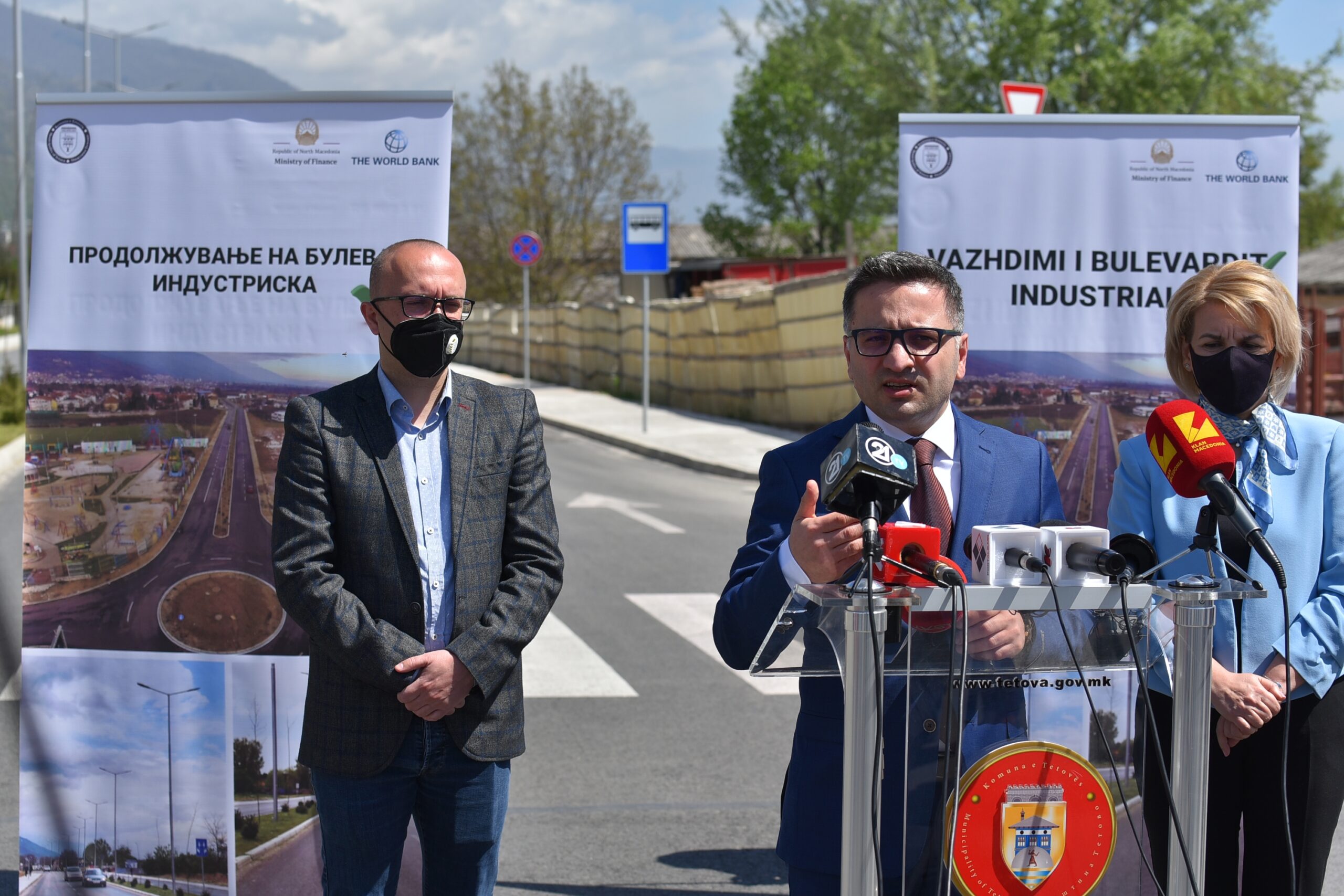 Besimi i Arifi: Novi dio bulevara "Vidoe Smilevski -Bato" izgrađen u ...