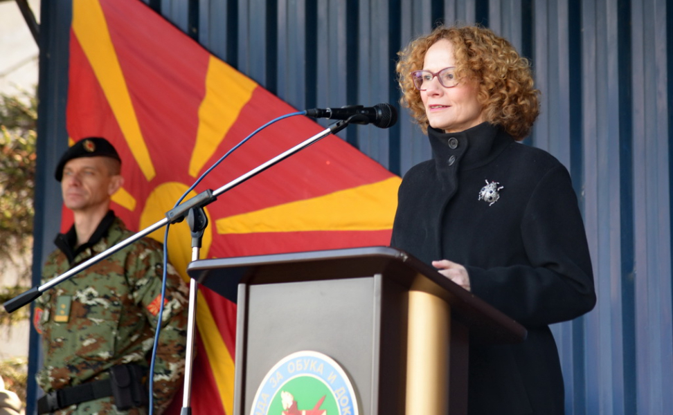 Sekerinska at the reception of 100 new professional soldiers: Army and ...
