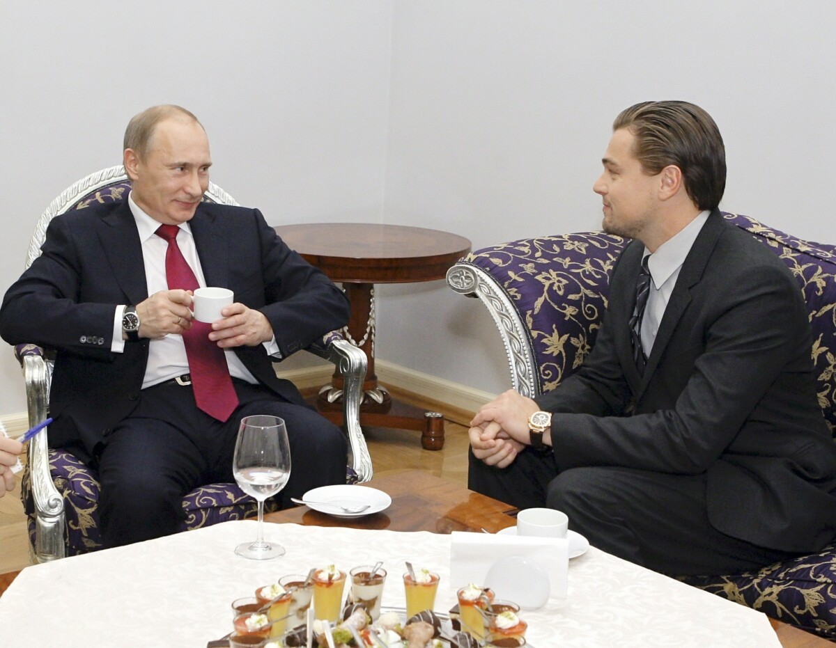 FOTO | Leonardo DiCaprio s čudnom "srećom" tijekom Putinovog posjeta ...