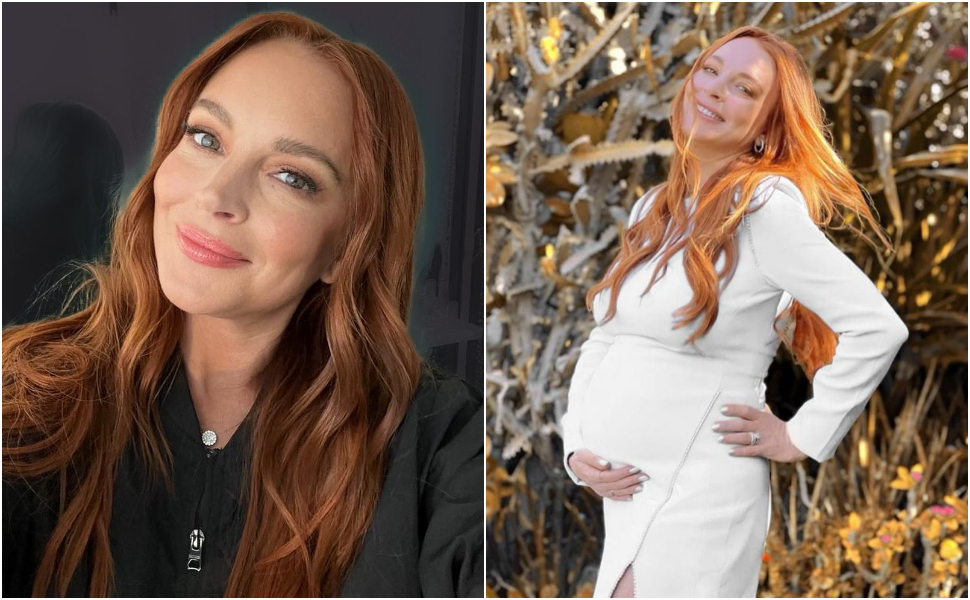 PHOTO | Looking fantastic: Lindsay Lohan showed off her pregnant belly ...