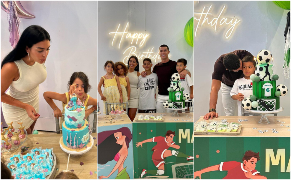 PHOTO | Ronaldo and Georgina Rodriguez celebrated the twins' sixth ...
