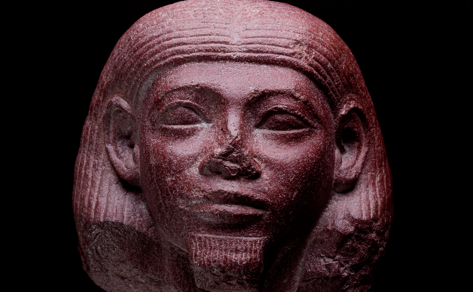 A boy was digging potatoes and found an ancient Egyptian statue ...