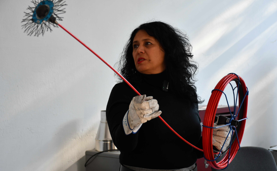 The first chimney sweep in Macedonia, Jasmina Atanasova-Simjanovska ...