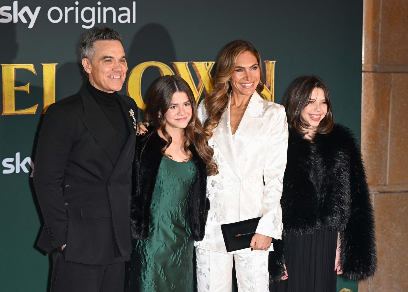 Proud parents: Robbie Williams and wife support their daughter at film ...